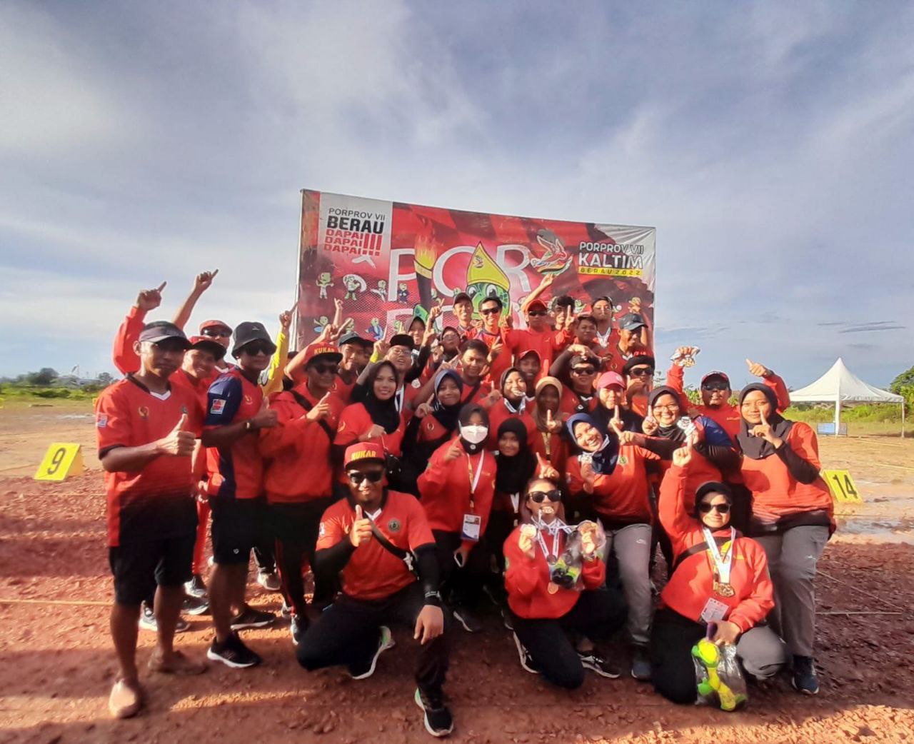 Cabor Panahan Kukar Borong Medali di Porprov Kaltim 2022